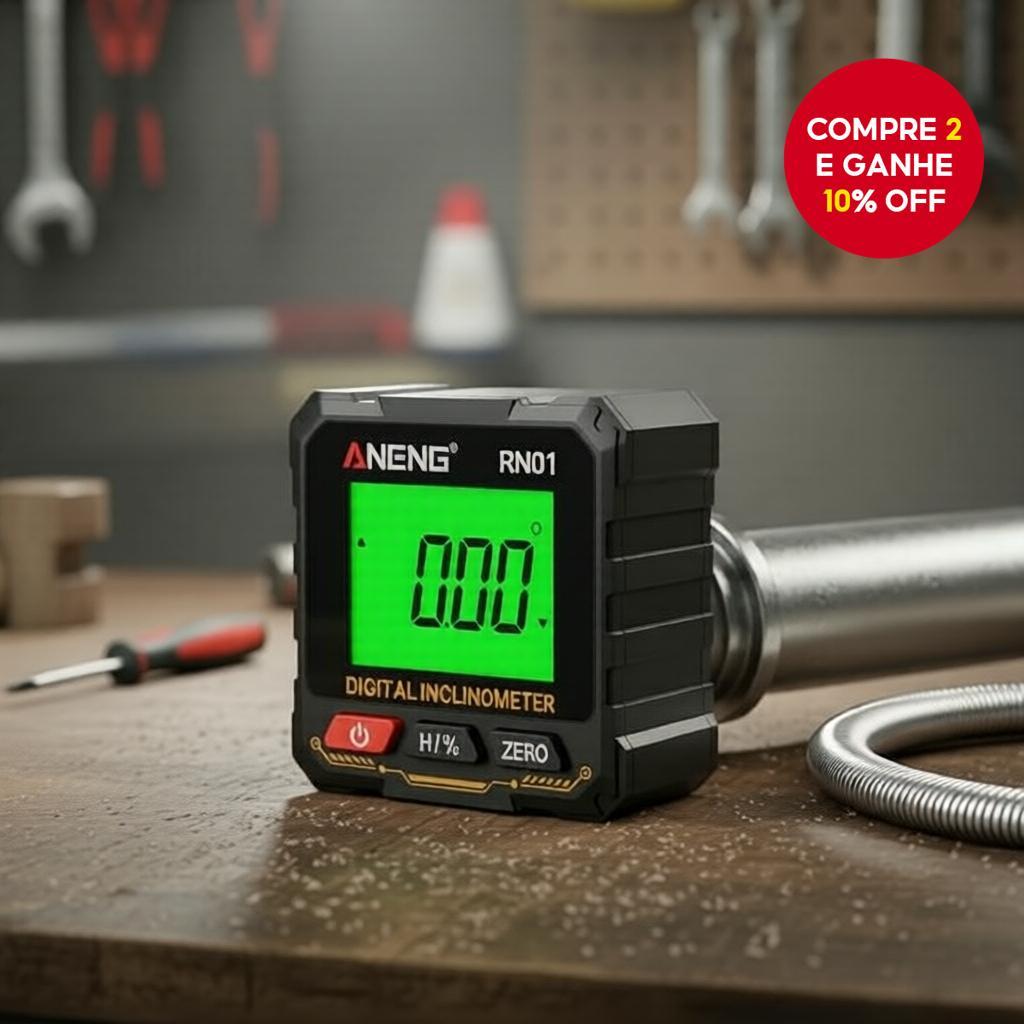ANENG RN01 Digital Angle Finder 360 Degree Mini Inclinometer Protractor ...