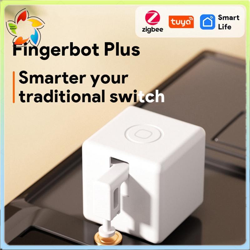 1 Conjunto TUYA Smart Fingerbot Plus Zigbee Switch Bot Controle De Voz ...