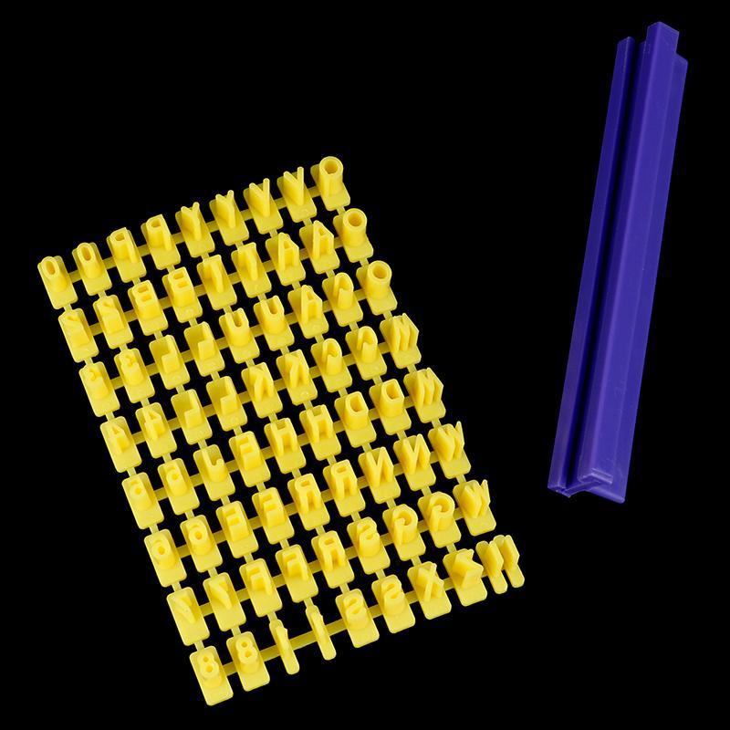 luckyeo Alfabeto Letra Número Biscoito Imprensa Carimbo Embosser ...