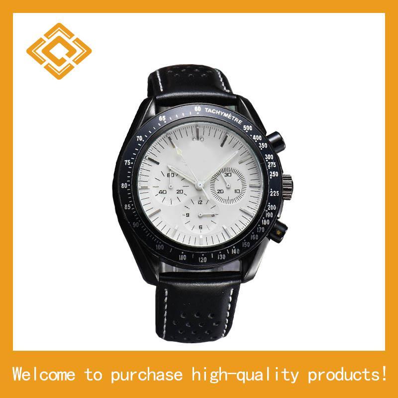 Relógio Masculino Multifuncional Com Pulseira De Couro | Shopee Brasil