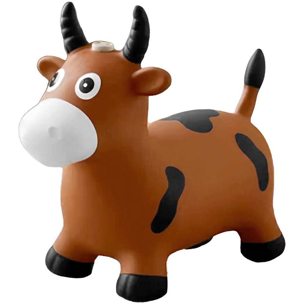 Cavalinho Marrom Inflável Upa Upa com Som Infantil Brinquedo de Pular e ...