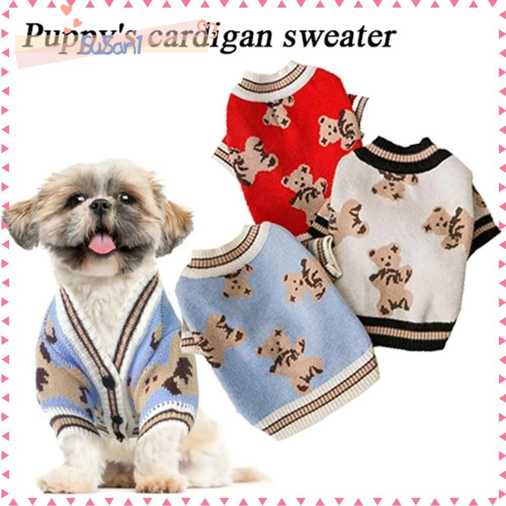 LUCKY-SUSAN1 Roupas Para Cães De Estimação , Suéter Universal pattren ...