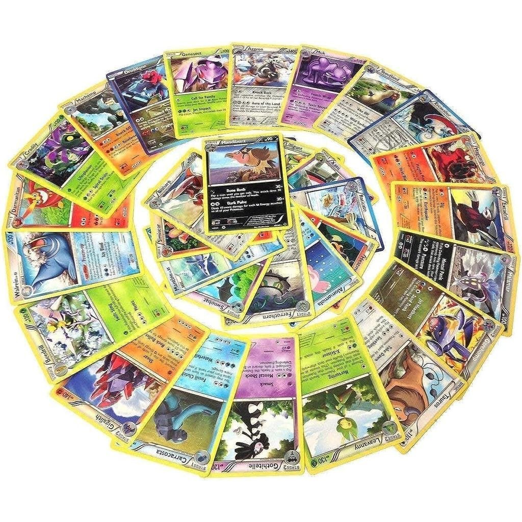 25 Cartas Raras de Pokémon com 100 HP ou Mais (Lote Variado sem ...
