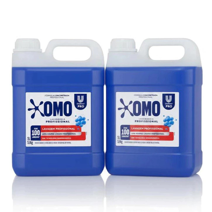 KIT 2 UNIDADES SABÃO LIQUIDO OMO MULTIAÇÃO PROFISSIONAL 5L LAVA ROUPAS ...