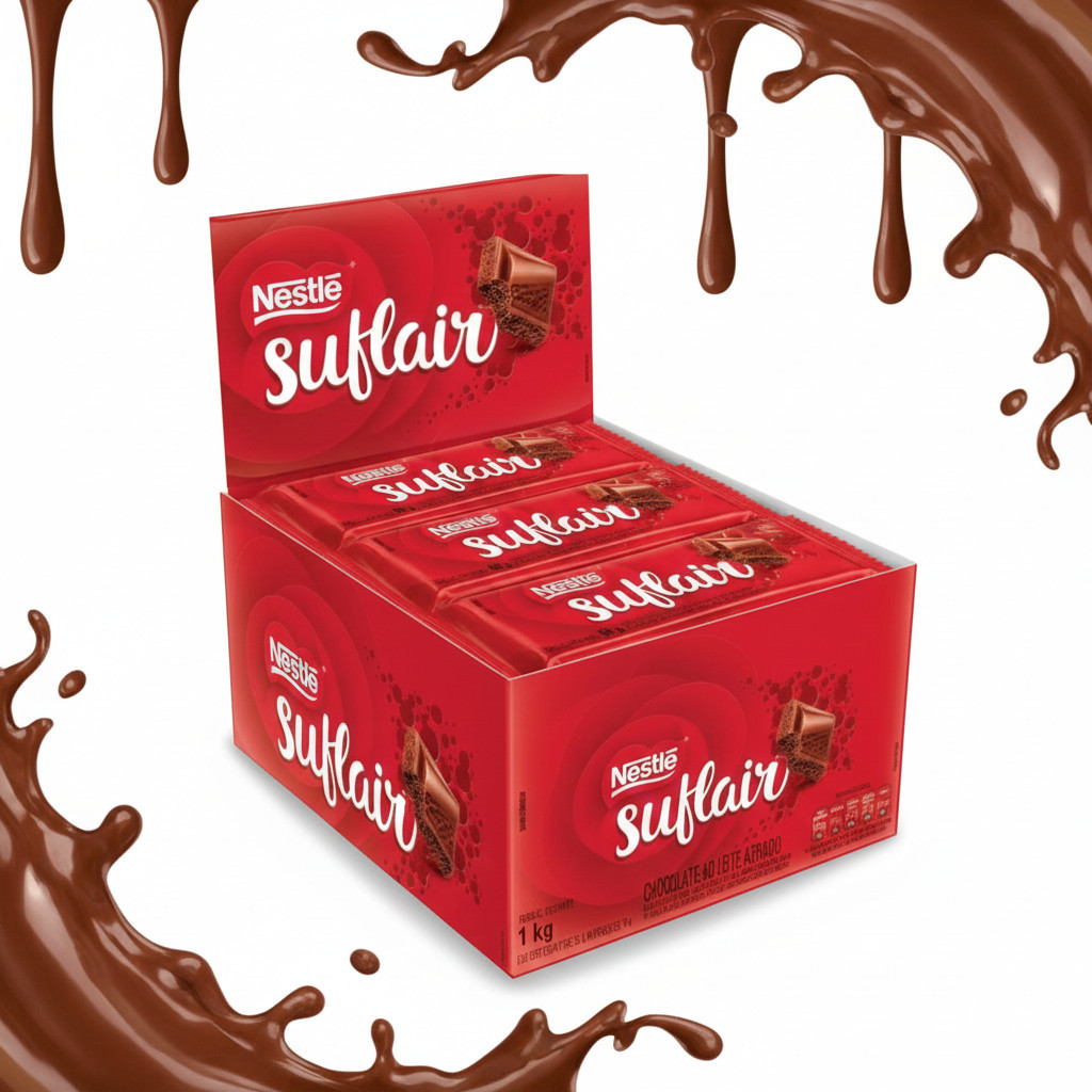 Chocolate Suflair Nestlé Caixa com 20 Unidades | Shopee Brasil