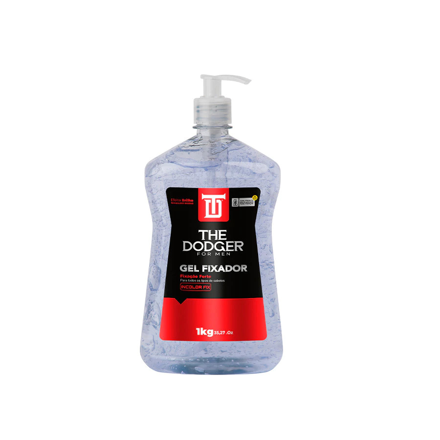 Gel Fixador Incolor The Dodger 1kg - Profissional Fixacao Forte ...