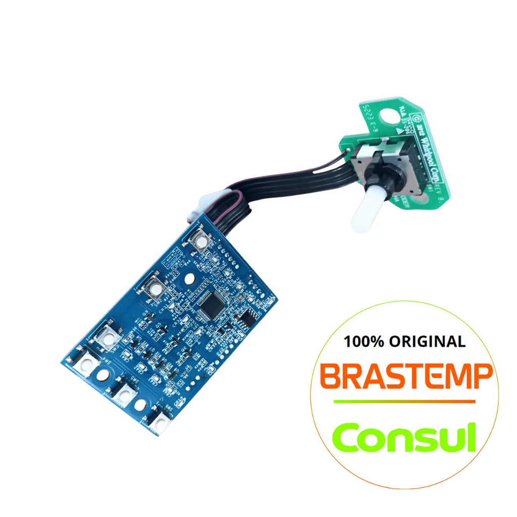 PLACA INTERFACE PARA MAQUINA DE LAVAR BRASTEMP/CONSUL ORIGINAL ...