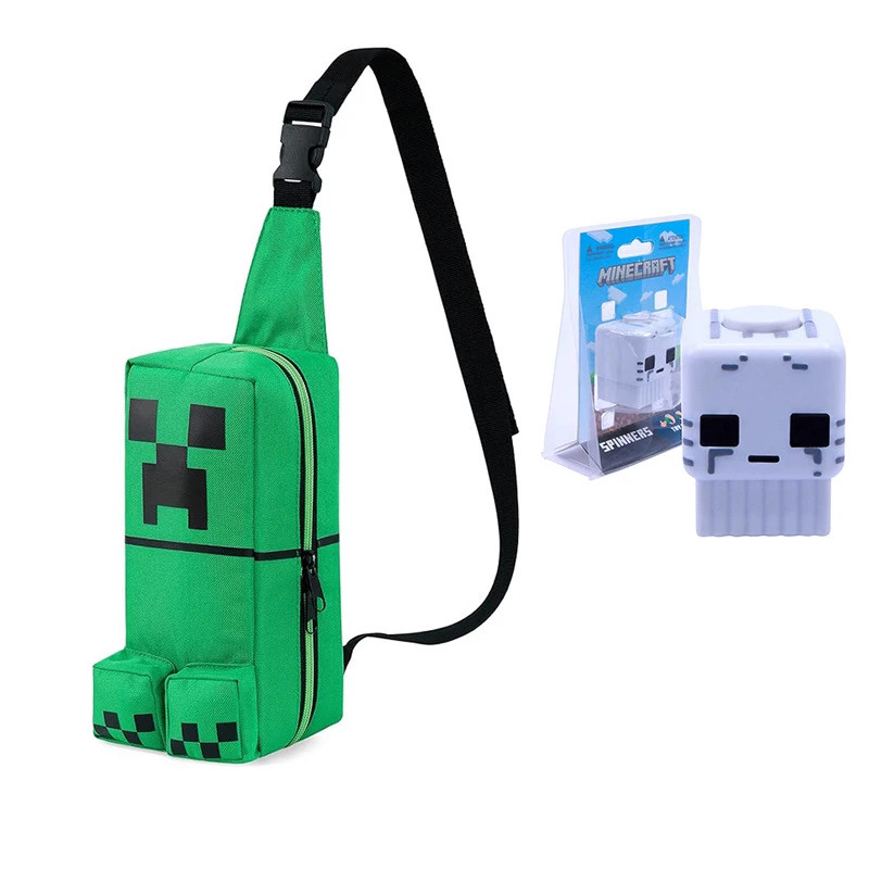 Minecraft Minecraft Minecraft Game Merchandise Creeper Bolsa de Ombro ...