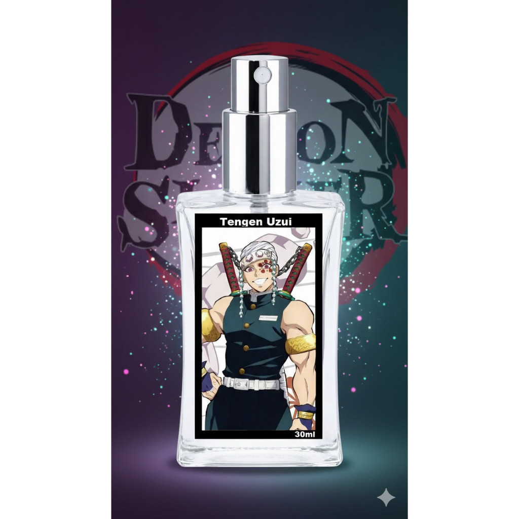 Perfume Anime Demon Slayer Tengen Uzui 30ml | Hashira do Som | Kimetsu ...