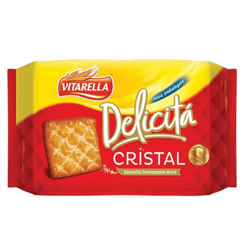 Biscoito Cristal Vitarella Delicitá | Shopee Brasil