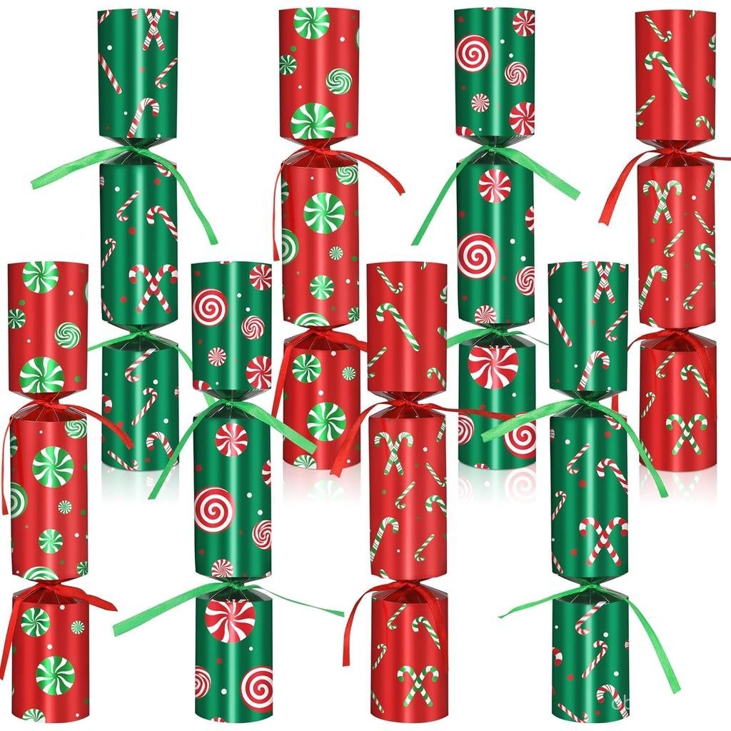 8 Pacotes de Crackers de Natal com Prêmios, Crackers de Natal sem ...