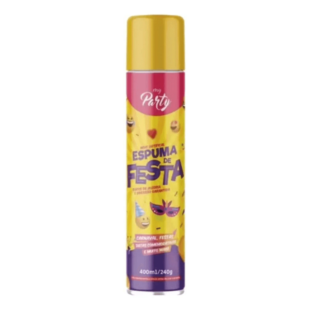 ESPUMA DE CARNAVAL E FESTA - NEVE ARTIFICIAL 400ML MP | Shopee Brasil