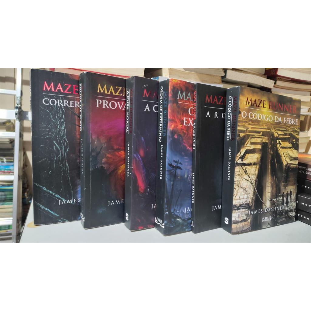 Coleção Da Série Maze Runner 6 Livros autor James Dashner | Shopee Brasil