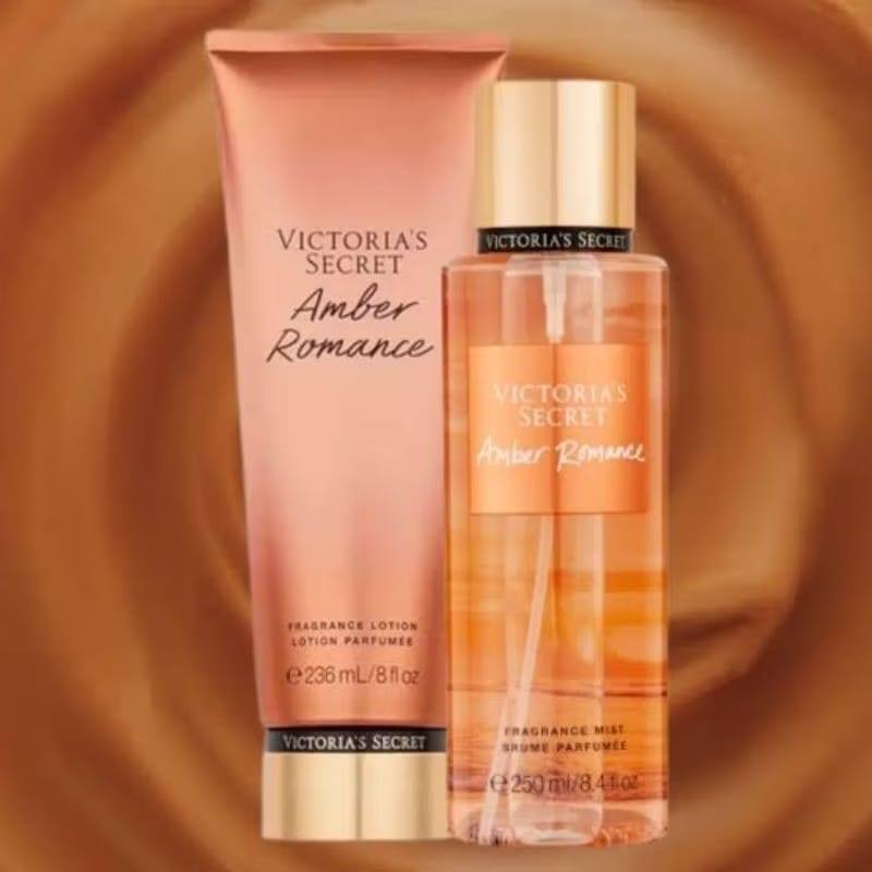 Kit Body Splash + Loção Hidratante Amber Romance Creme de HIdratação ...