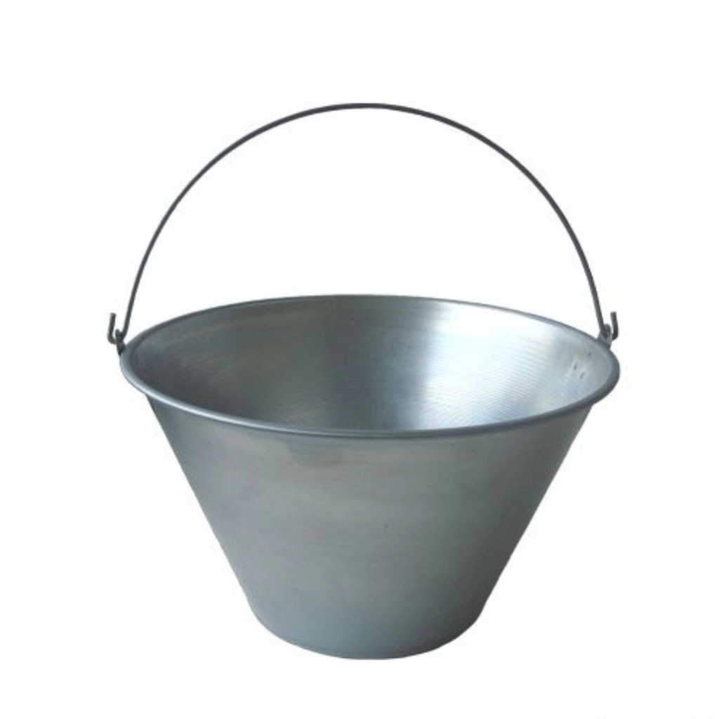Kit 12 Balde Metal Chapa Galvanizado Liso 10l - Tidão | Shopee Brasil