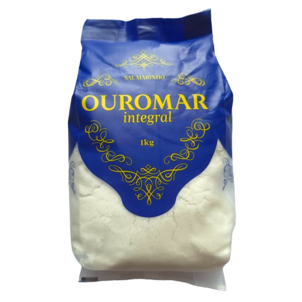 Sal Marinho Integral 1kg Fonte de Minerais Essenciais | Shopee Brasil