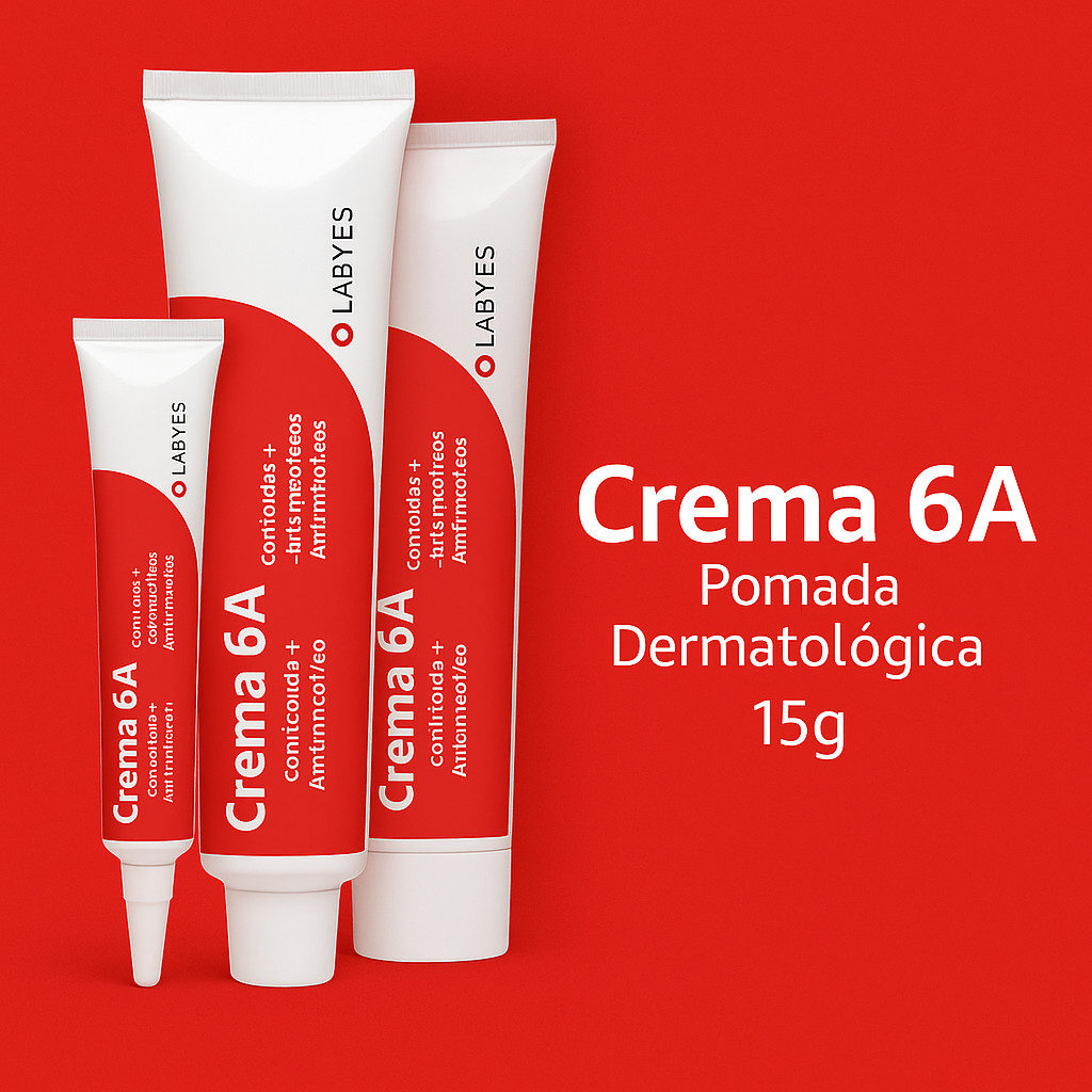 CREMA 6A 15GR POMADA DERMATOLOGICA LABYES | Shopee Brasil