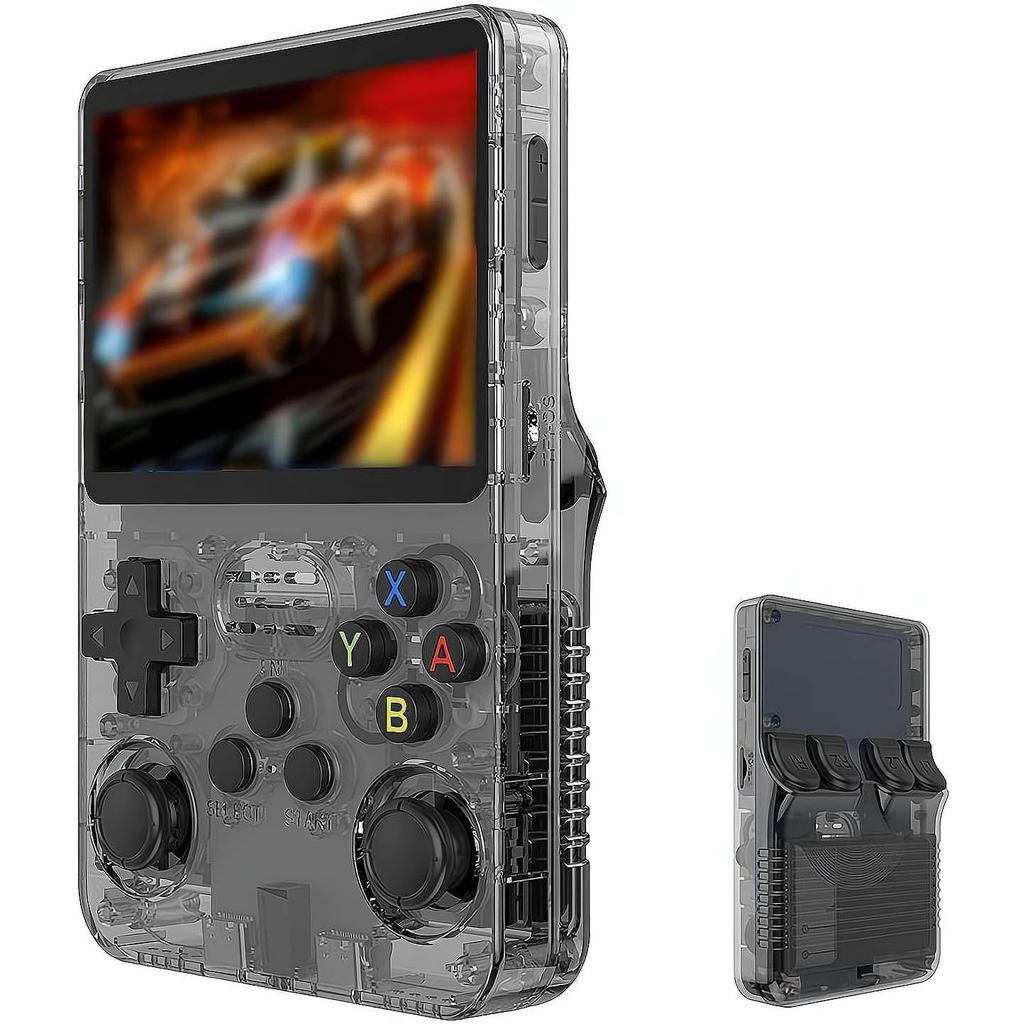 Console de Jogo Keyboy R36S Retro Portátil Preto 128GB com Tela IPS de ...