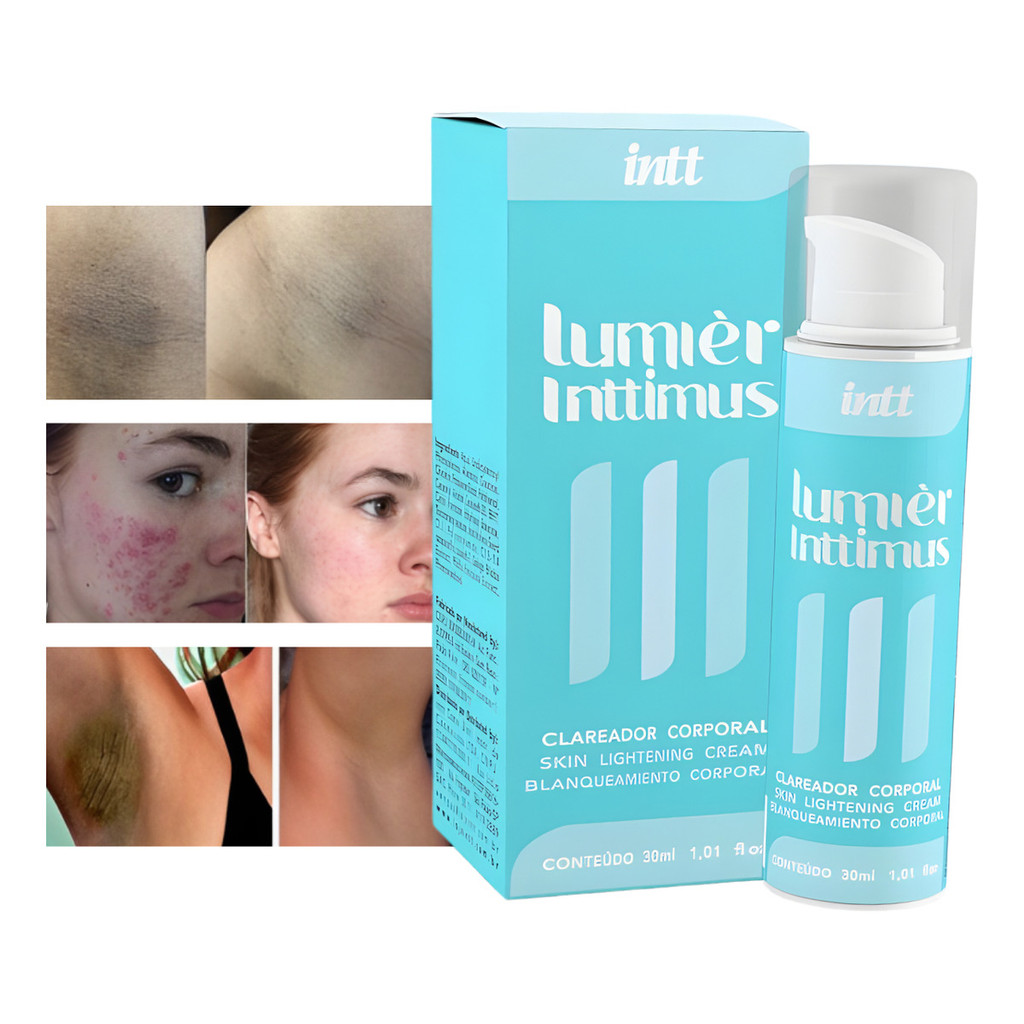 Creme Clareador Intimo Corpo Lumier Inttimus | Shopee Brasil