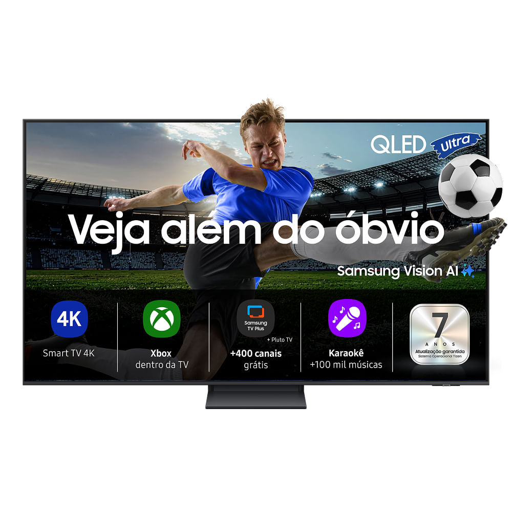 Samsung Vision AI TV 65" QLED Ultra 4K Q8F 2025, Pontos Quânticos ...