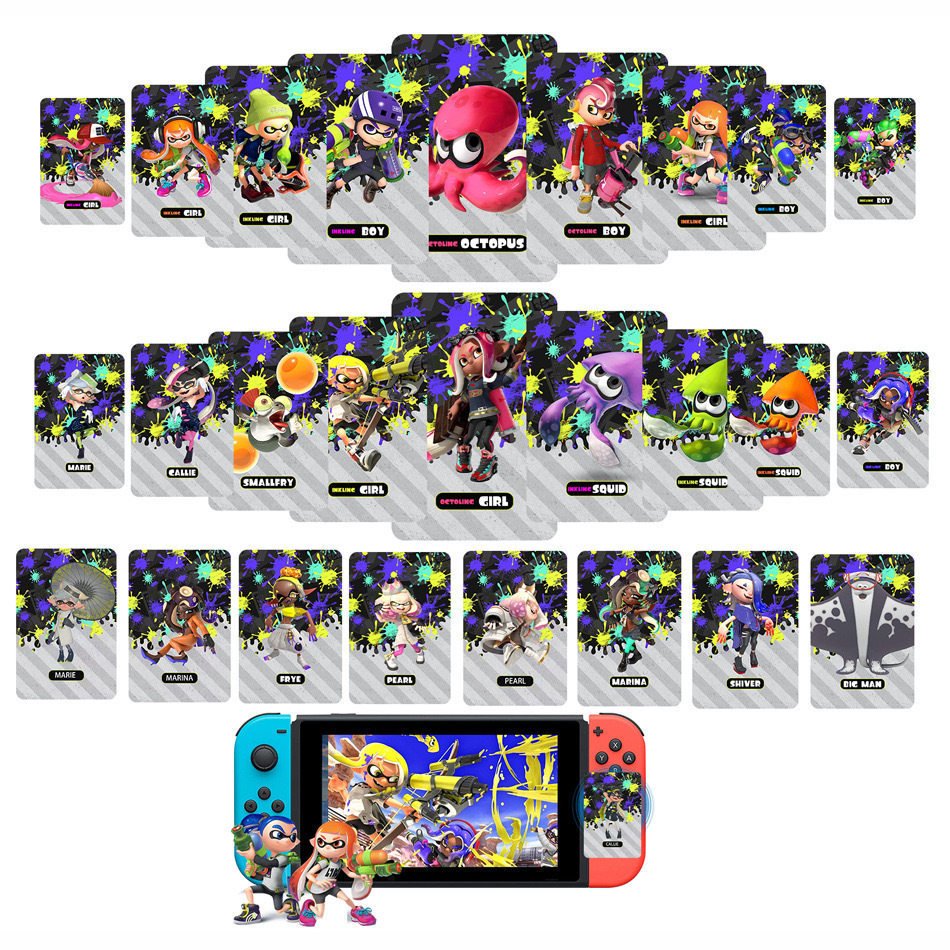Nintendo Switch Amiibo Splatoon 3 Cartões Corte Profundo Frye Shiver | Shopee Brasil