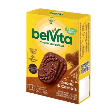Biscoito BelVita Cacau e Cereais multipack | Shopee Brasil