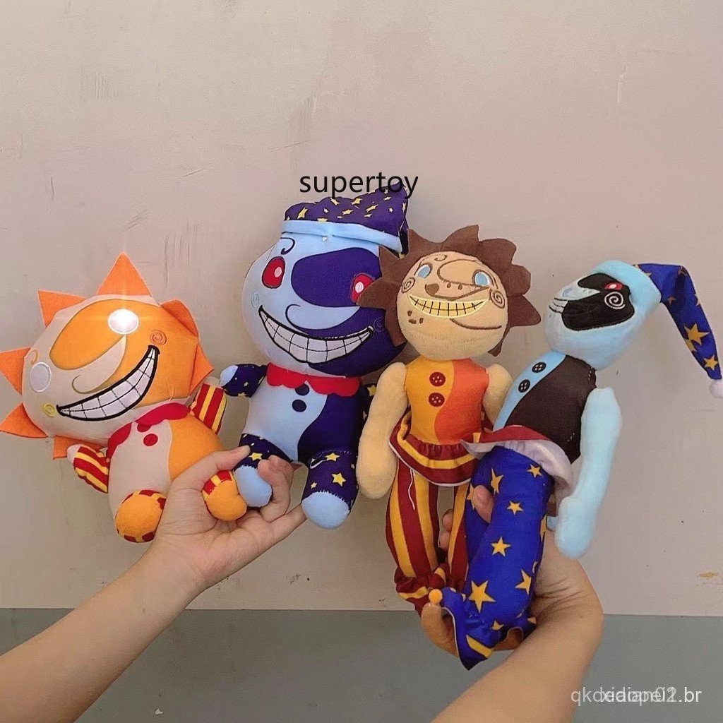 8in Star FNaF Sundrop E Moondrop Boss Joker Almofada De Pelúcia ...