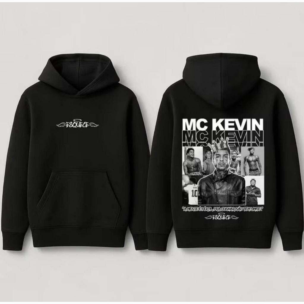 Moletom Canguru Masculino Mc Kevin Esquece Homenagem Eterno Blusa De ...