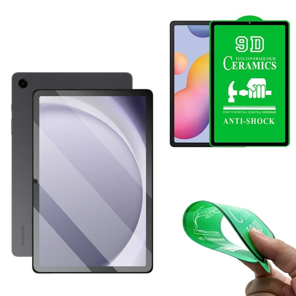 Película Protetora Cerâmica HD Transparente 9D Tablet Toda Linha ...