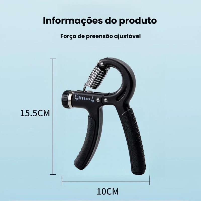 Hand Grip Flexor De Punho Com Mola Ajustável Antebraço Mãos | Shopee Brasil