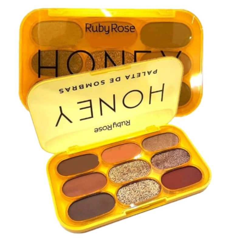 Paleta de Sombras Honey Ruby Rose | Shopee Brasil