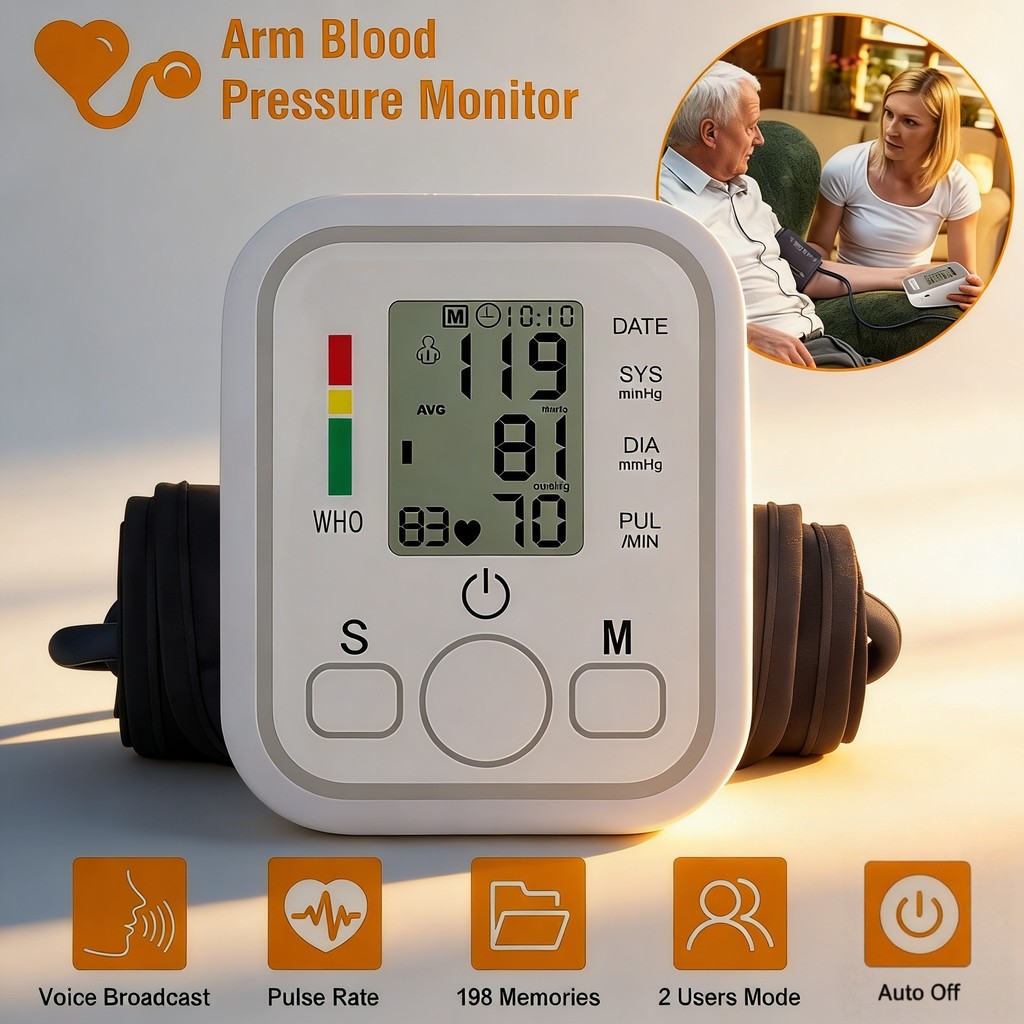 Monitor de Pressão Arterial Digital Totalmente Automático | Modelo de ...