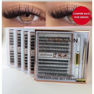 Kit De Pacotes De Cílios Postiços De Vison-200 Clusters De Volume 0.07D ...