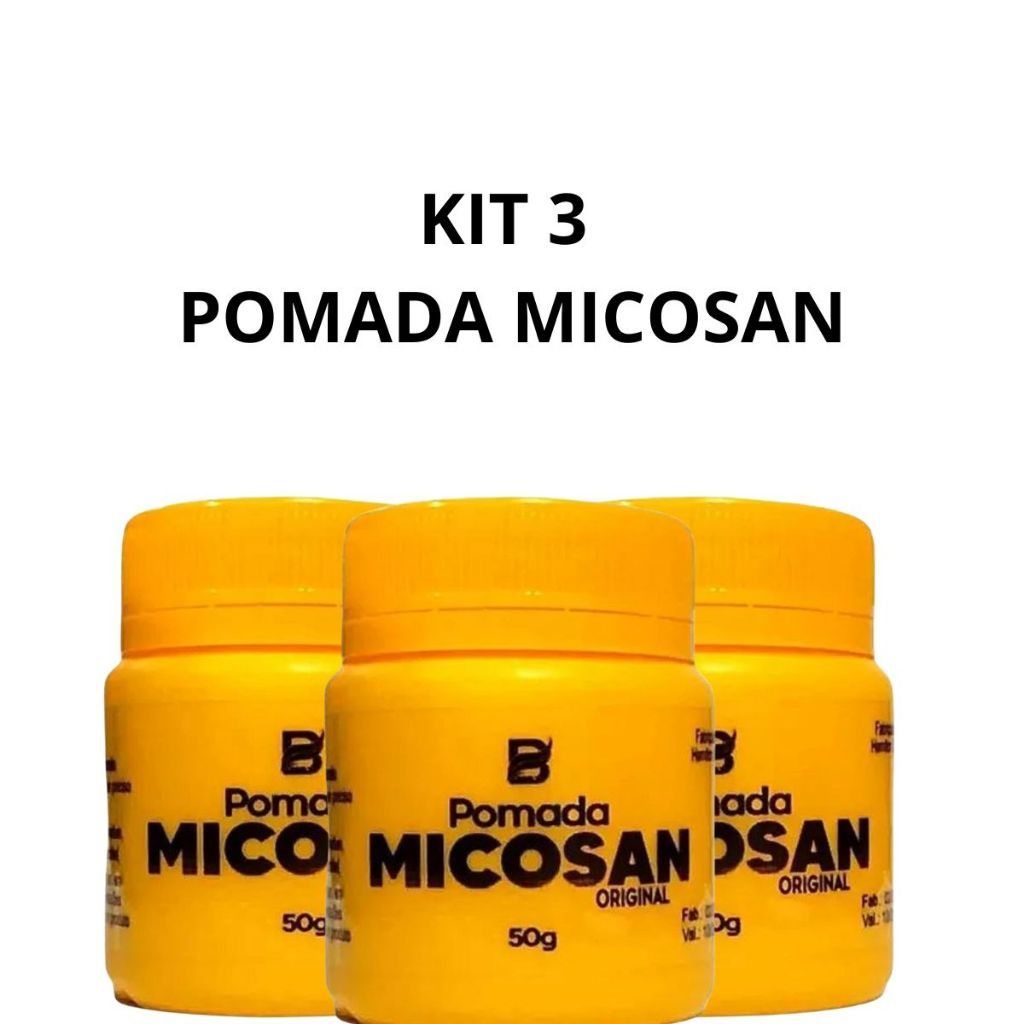 kit 3 Pomada Micosan Pele Uniforme e Livre de Manchas | Shopee Brasil