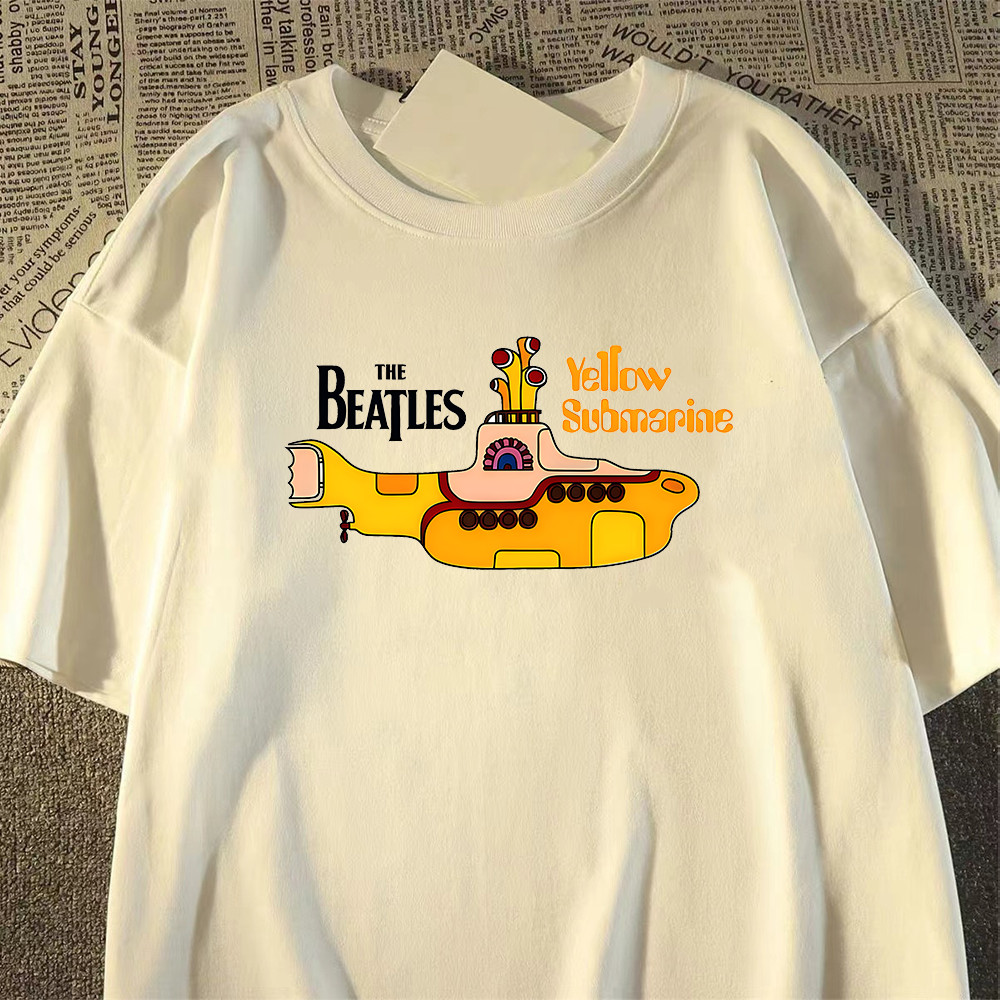 2026 Camiseta Estampa Yellow Submarine Beatles Design Ilustração ...