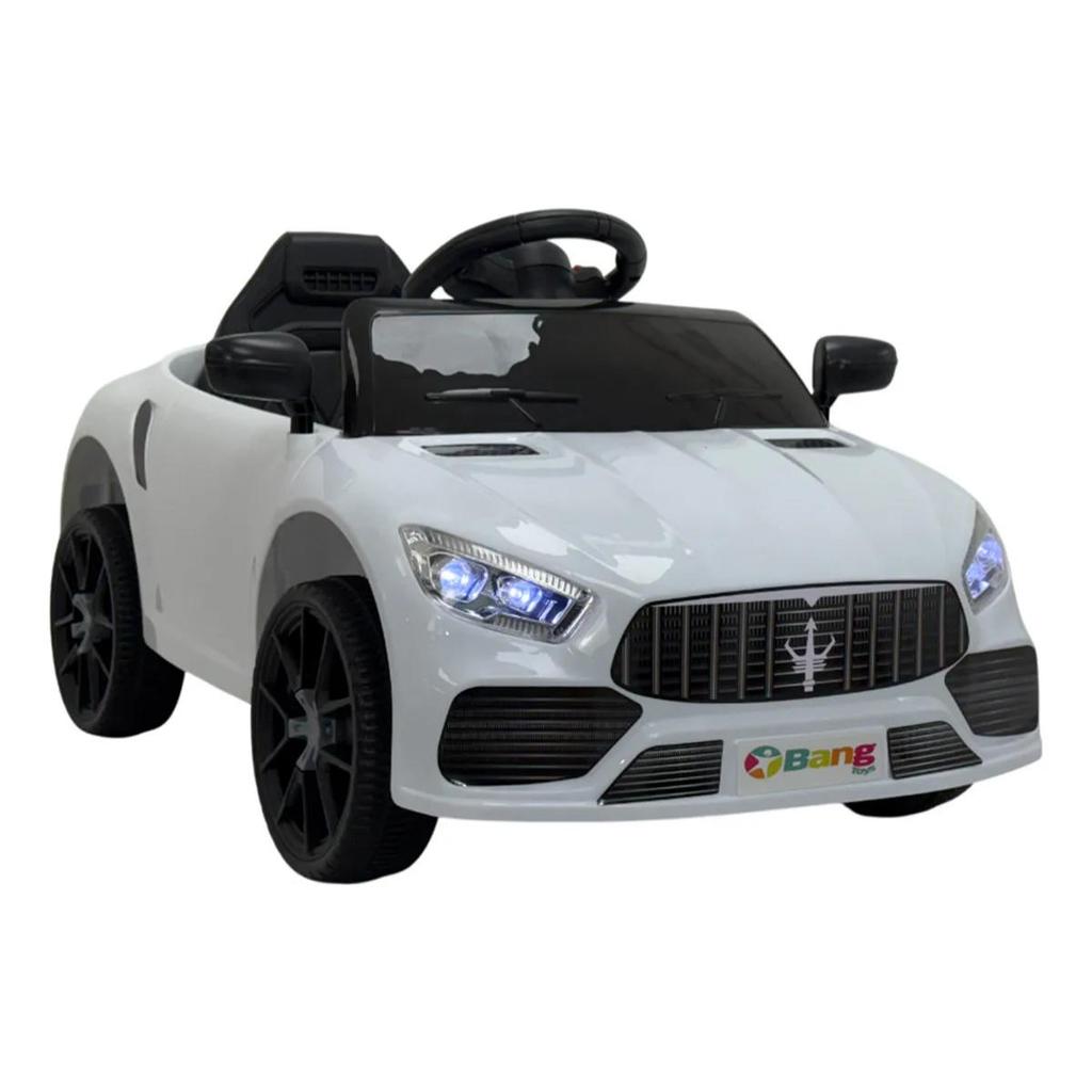 Carro Elétrica Infatil Strike Bang Totys 12v Branco | Shopee Brasil