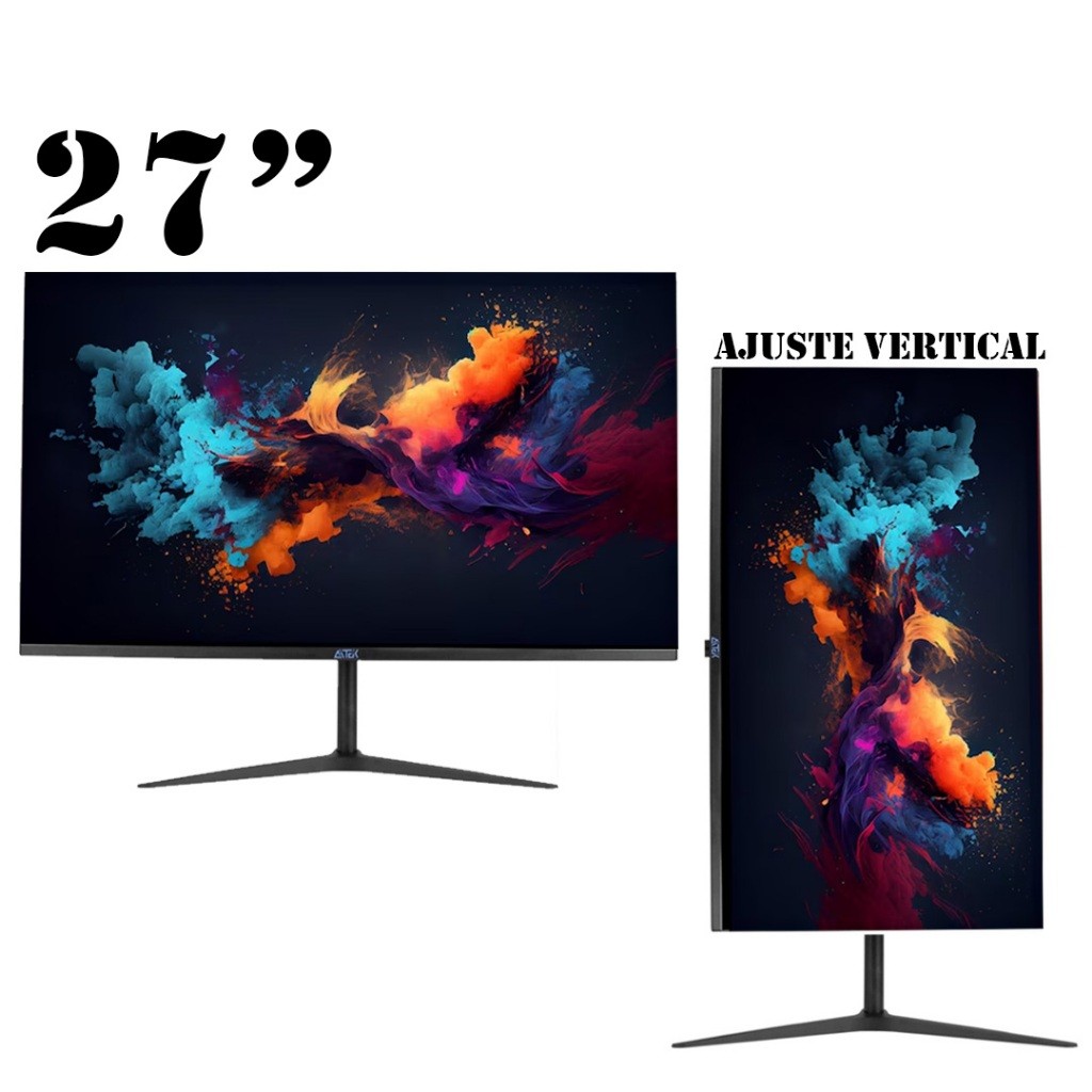 Monitor Gamer 27' C/ Auto falante | 165hz Full Hd 1ms | Ajuste Vertical ...