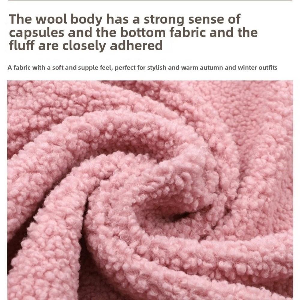 Tecido De Lã Coral AROLI , De Cordeiro Falso De Pelúcia 160x100cm ...