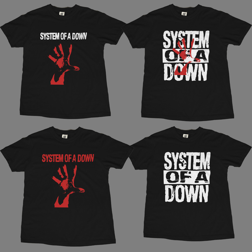 Camiseta Masculina Algodão Básica T-Shirt Rock System Of a Down ...