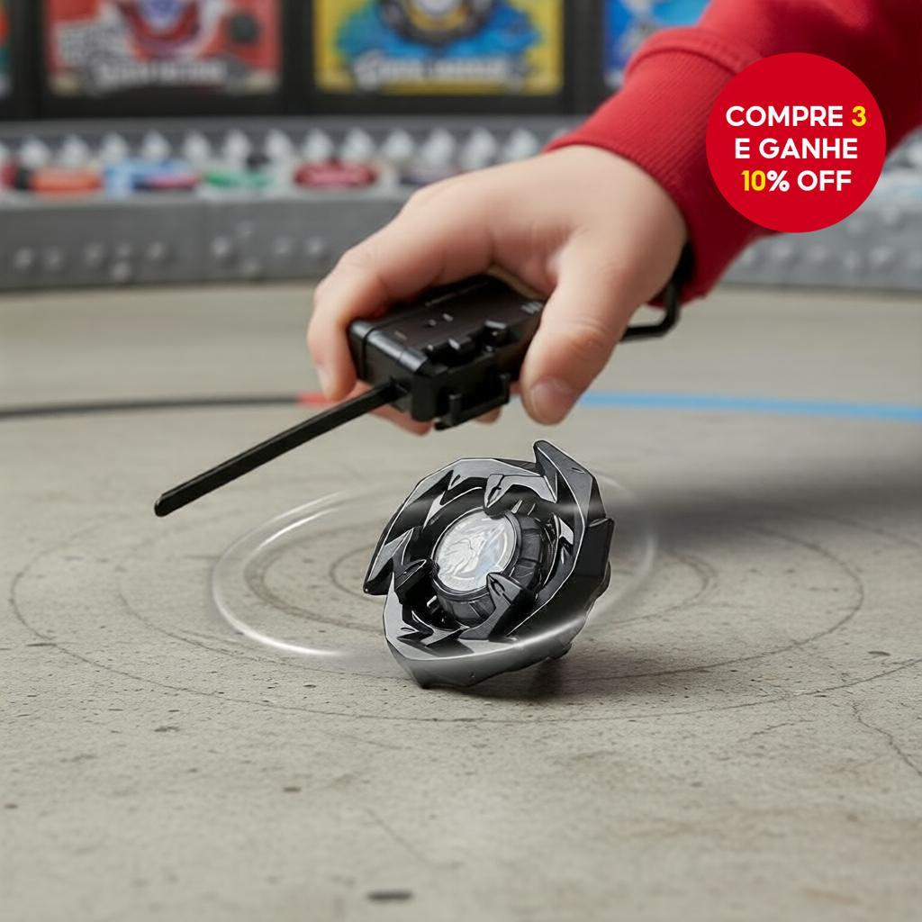 Beyblade X BX-01 Dran Sword Black Xtreme Set com Lançador e Grip para ...