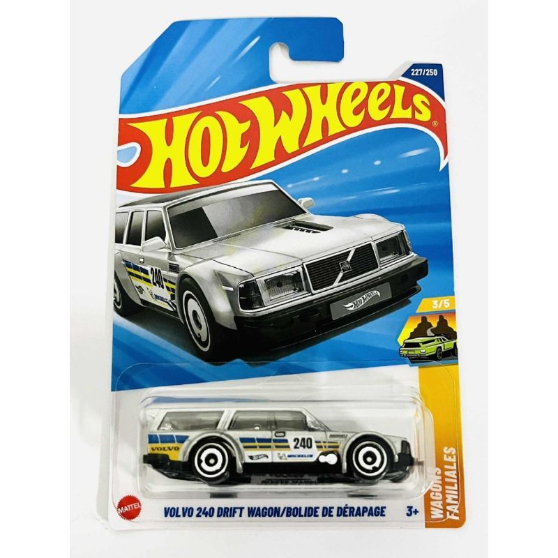 Hot Wheels Volvo 240 Drift Wagon / Bolide de Dérapage Cinza | Shopee Brasil
