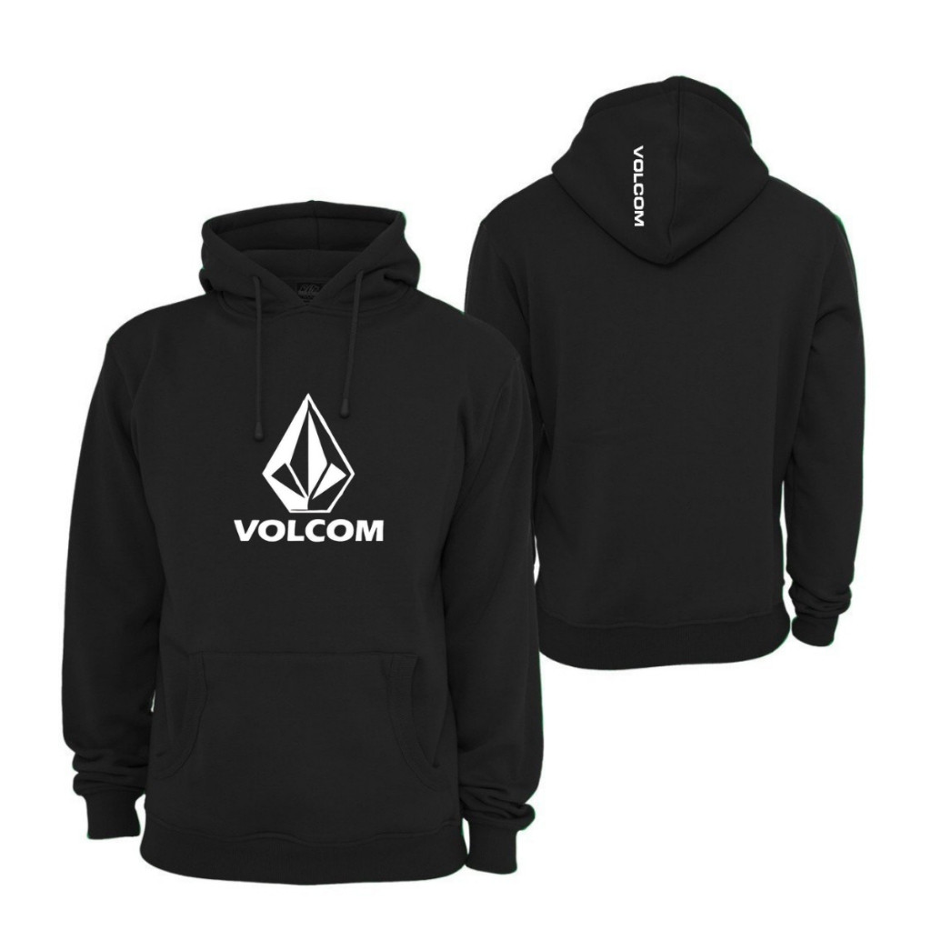 Moletom Volcom Streetwear Skate Surf Algodão Com Capuz Adulto e ...