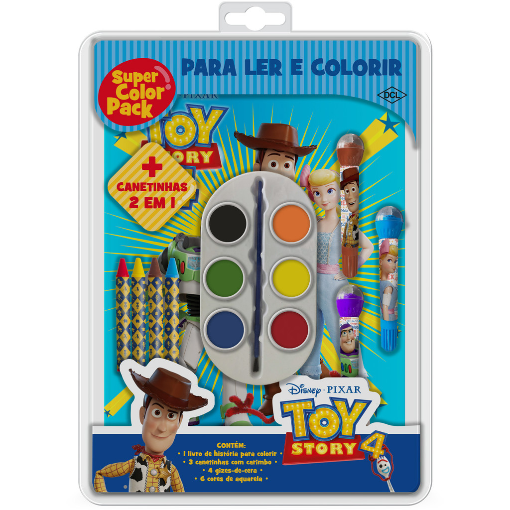 Disney - Super Color Pack - Toy Story 4 | Shopee Brasil