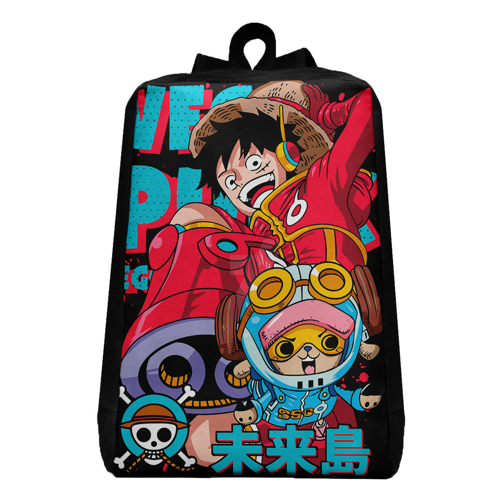 Mochila Escolar One Piece Luffy Tony Chopper Volta As Aulas | Shopee Brasil
