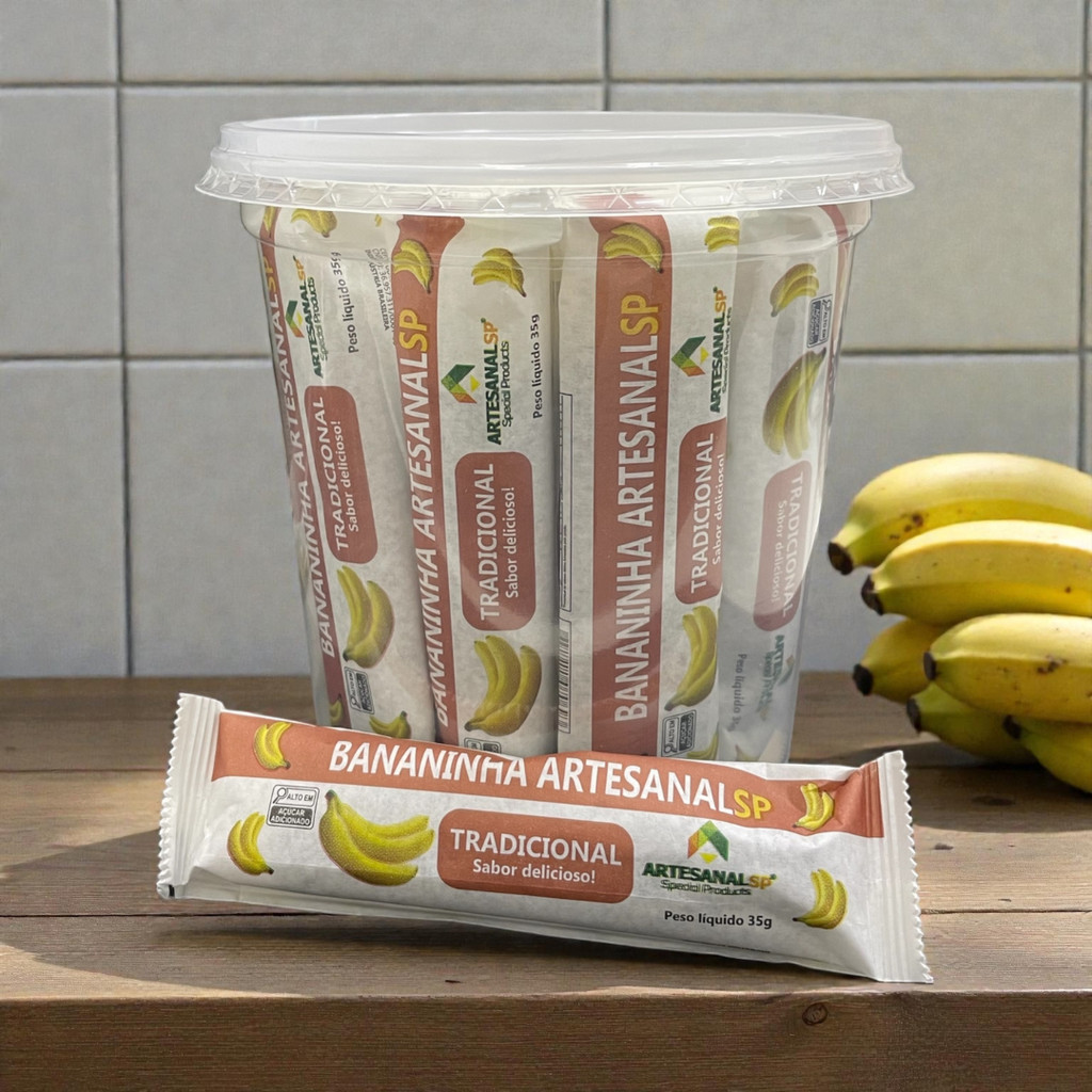 Doce de Bananinha Tradicional ArtesanalSP 20 Un Bananada de Paraibuna ...
