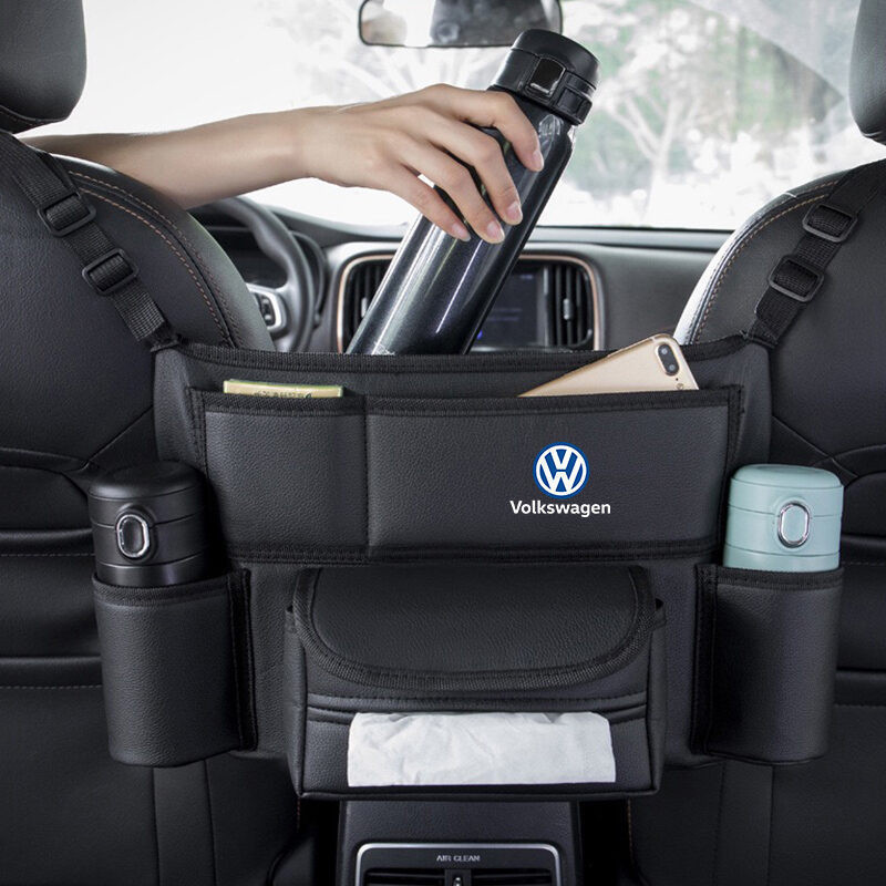Bolsa de Armazenamento de Couro para Assento de Carro para Volkswagen ...