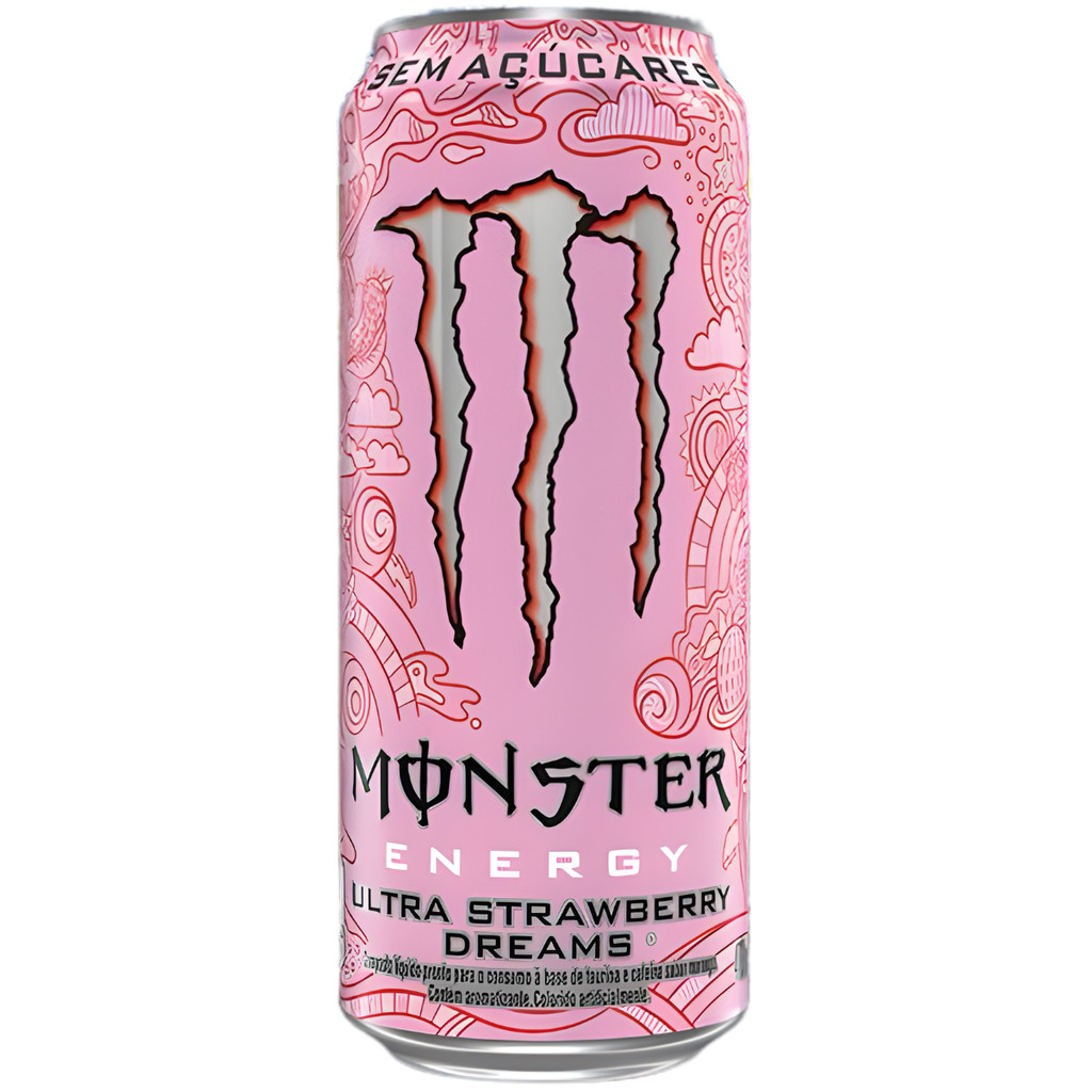 Energético Monster 473ml Ultra Strawberry Dreams Morango Zero Açúcar ...