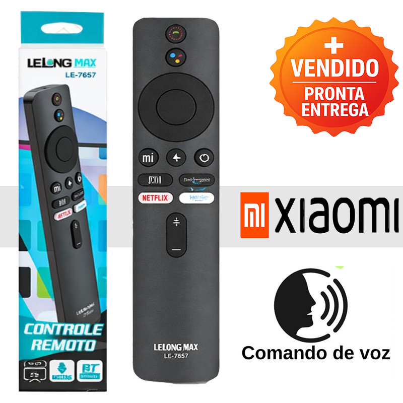 Controle Remoto Bluetooth com Comando de Voz Compativel para Xiaomi Mi ...