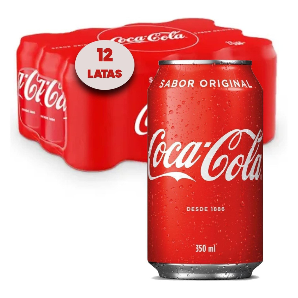 Coca-Cola Sabor Original 350ml Fardo de 12 Unidades | Shopee Brasil