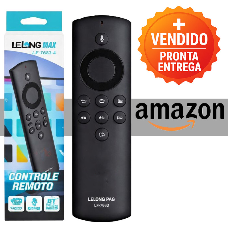 Controle Remoto Bluetooth com Comando de Voz Compatível Amazon Fire ...
